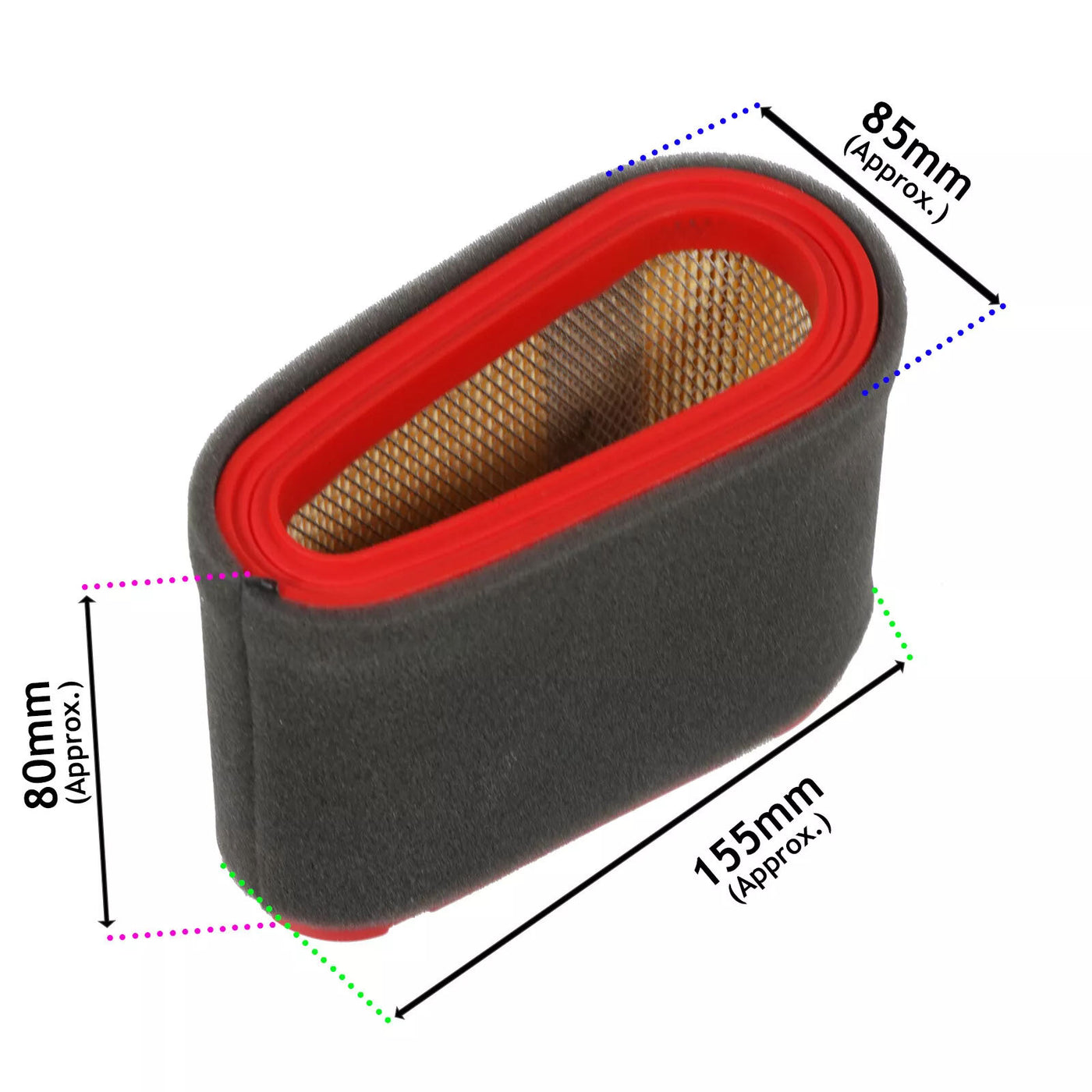 Air Filter for Mountfield Lawnmower 7500 7750 Engine 118550199/0 1134 ...