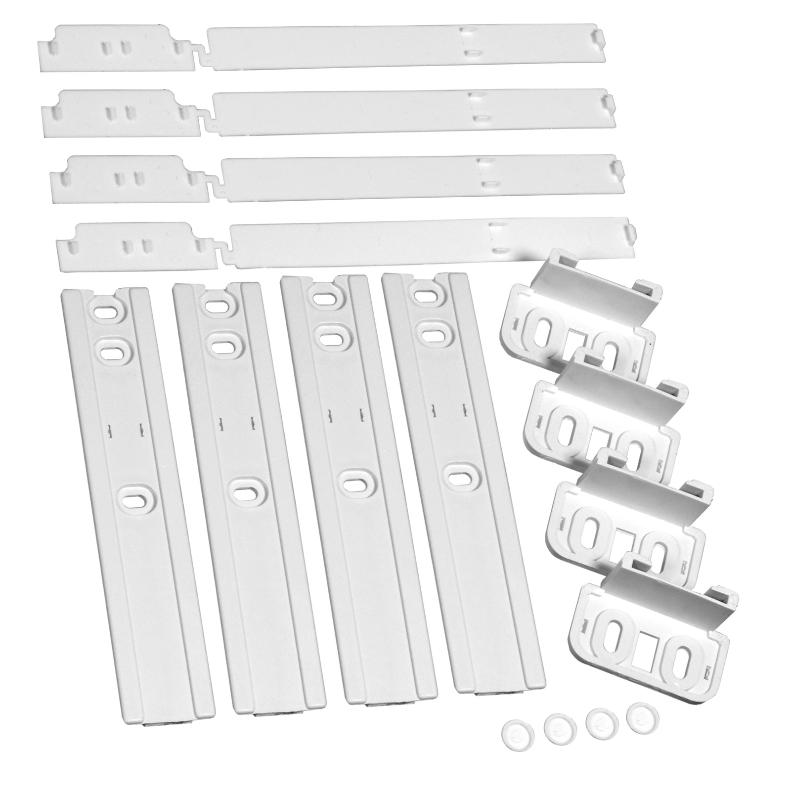 Universal Integrated Fridge Door Slide Mounting Bracket Fixing Kit (Pa ...
