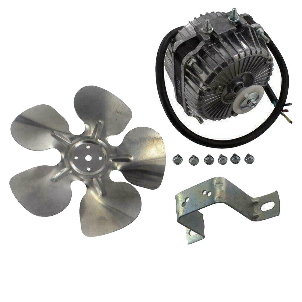 Fridge Fan Motor + Mounting Bracket 5W Kit Universal Refrigerator Free ...