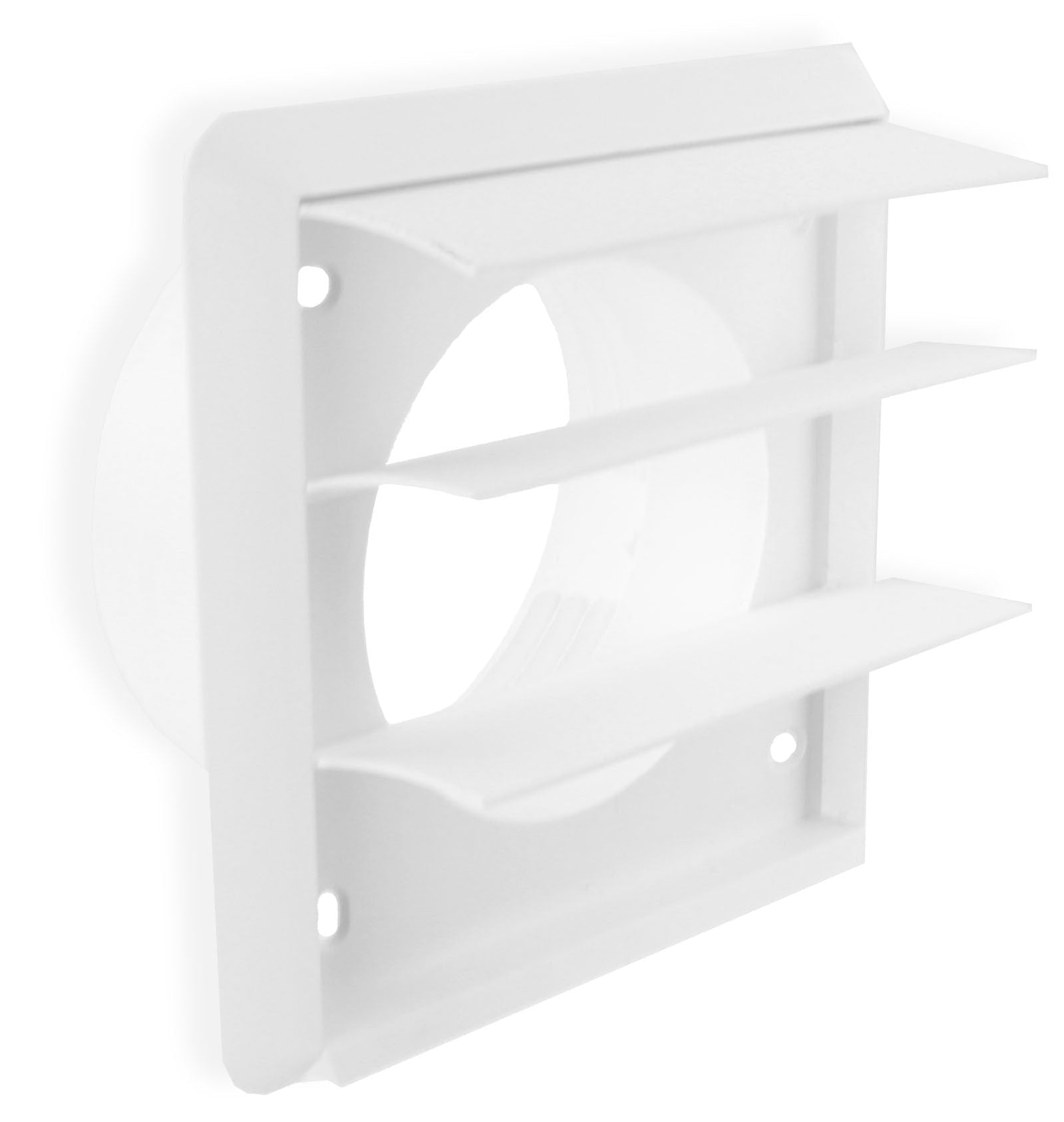 External Wall Vent Ducting Cover Kit for Rangemaster Cooker Hoods (Whi ...