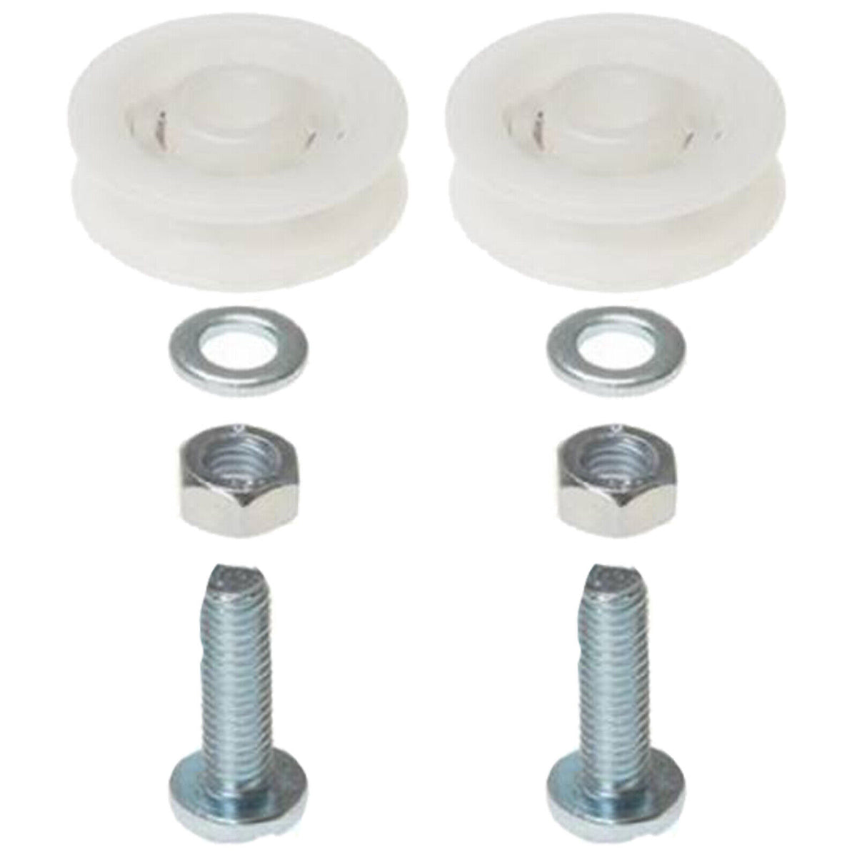Greenhouse Sliding Door Wheel Roller Kit (2 x 28mm Nylon Wheels ...
